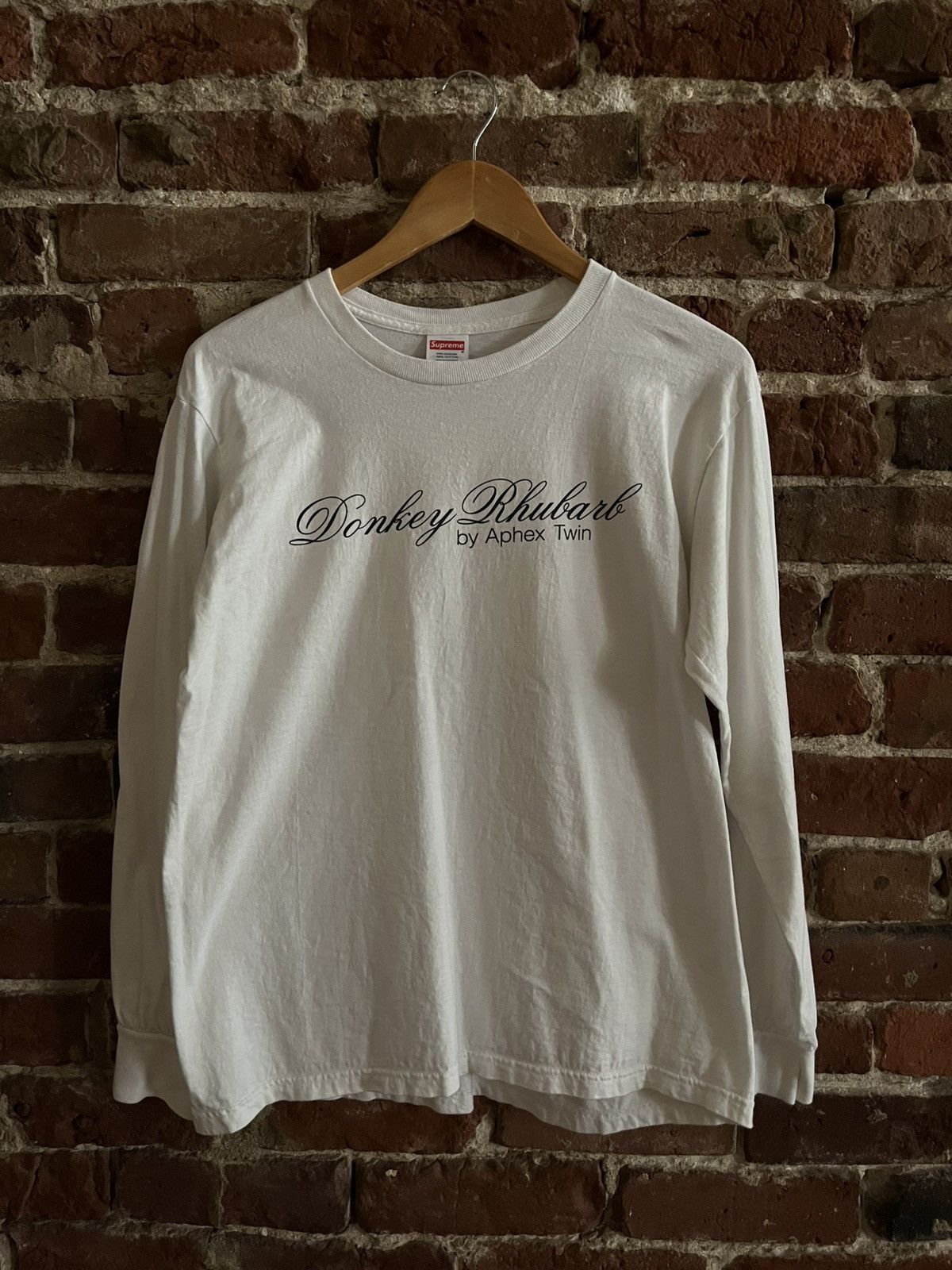 Supreme Aphex Twin Donkey Rhubarb L/S Tee | Grailed