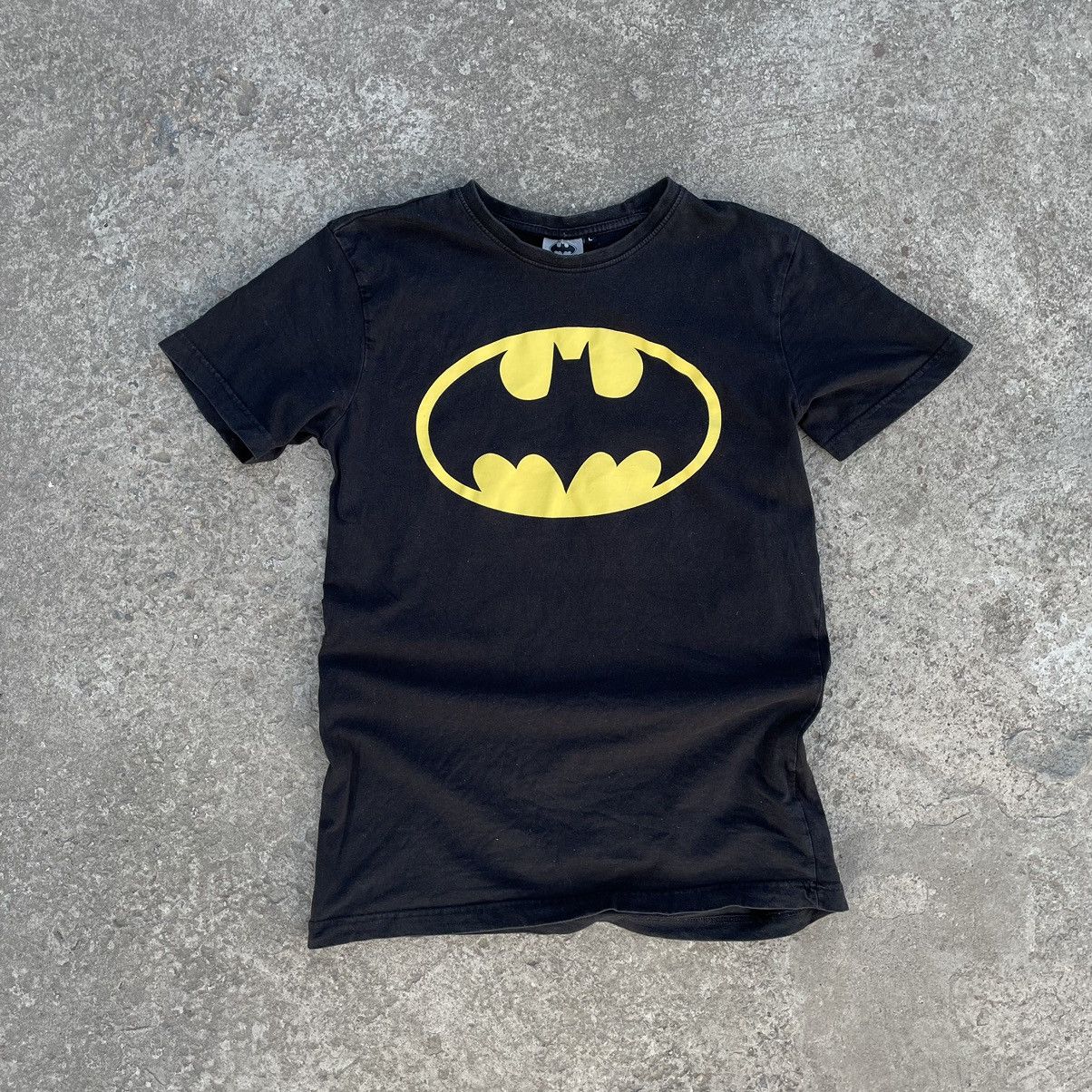 Batman × Marvel Comics × Streetwear Vintage Batman T-shirts Big Logo ...