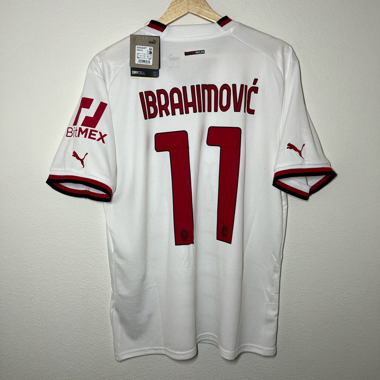 Puma × Soccer Jersey AC Milan Zlatan Ibrahimovic 2022-2023 Away Jersey ...