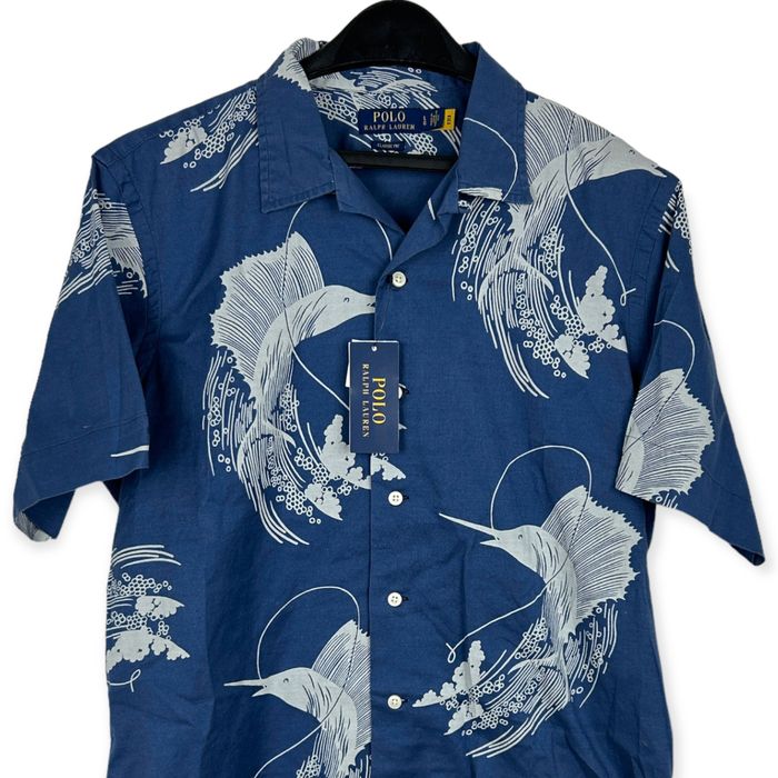 Ralph Lauren NEW Polo Ralph Lauren Large Fish All Over Marlin Camp ...