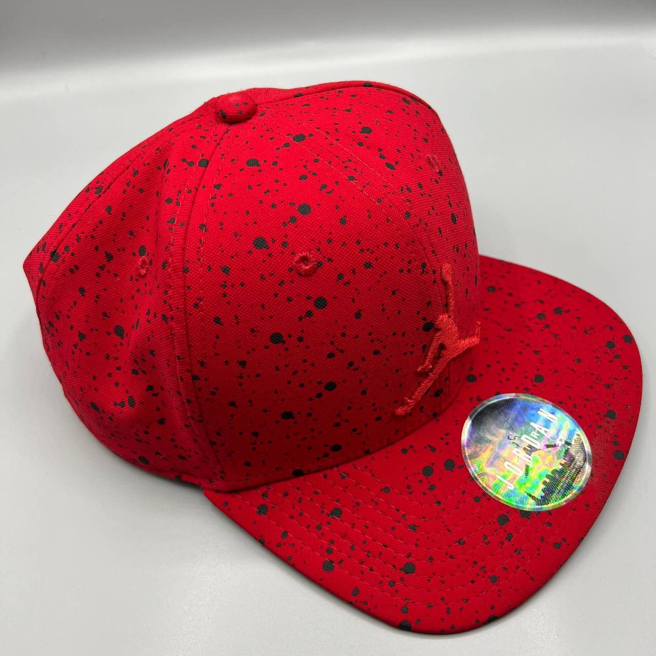 Jordan Brand Air Jordan Hat Men Red Speckle Print Jumpman Snap Back Cap ...