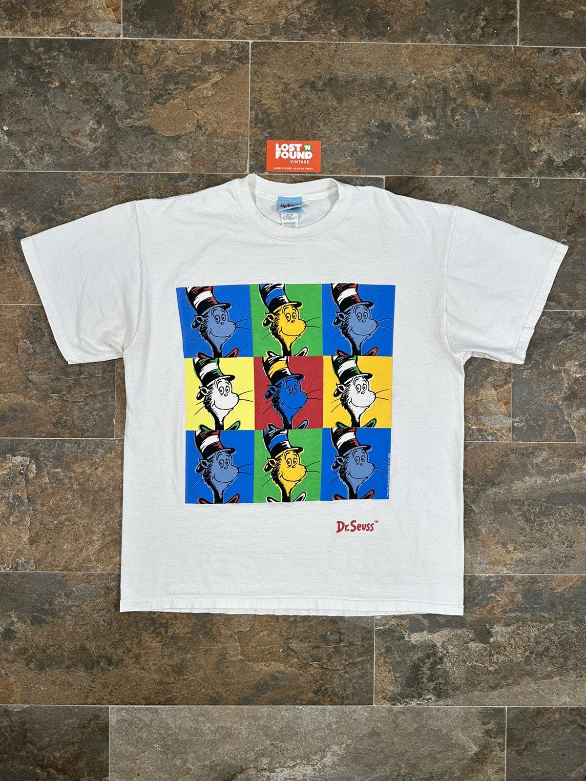 Vintage 1999 Vintage Dr Seuss Andy Warhol Colorful Art Tee | Grailed