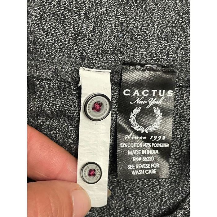 Cactus Clothing Cactus Man Ricky Singh Polo Shirt Gray ShortSleeve ...