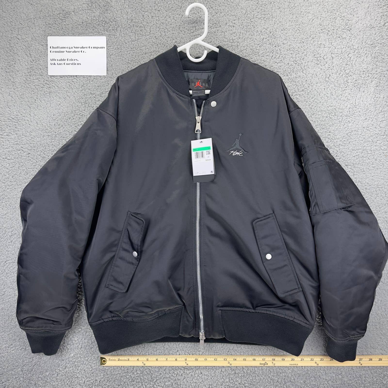 Nike Nike Air Jordan Bomber Jacket Mens Extra Large XL Black Rare | Grailed