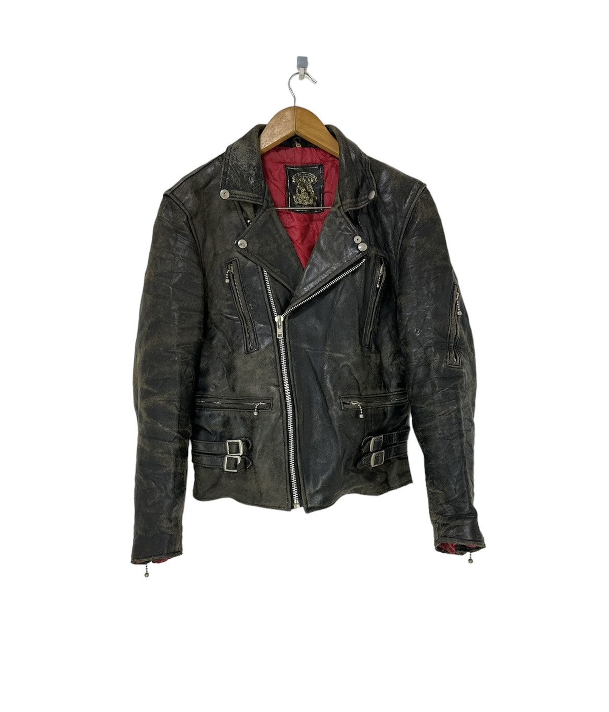 Seditionaries Seditionaries 666 Double Collar Leather Jacket Punk ...