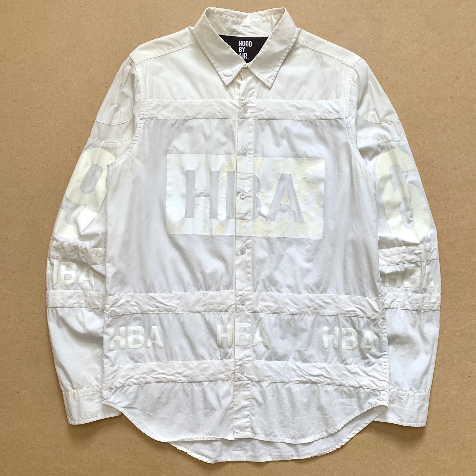Hood By Air Vintage Hood By Air HBA Logo 69 Playboi Carti Button Shirt ...