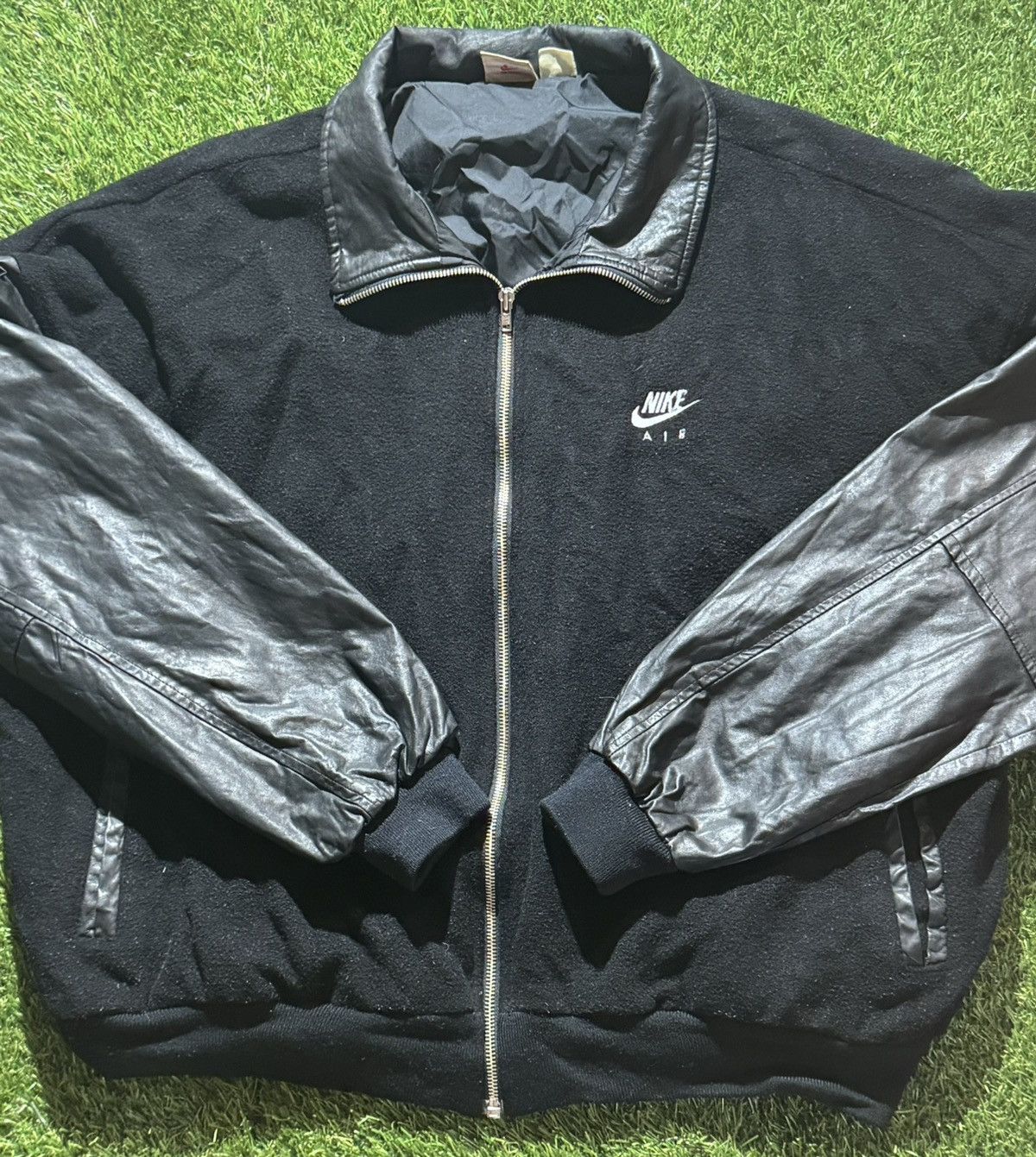 Nike vintage 90’s Nike letterman jacket. | Grailed