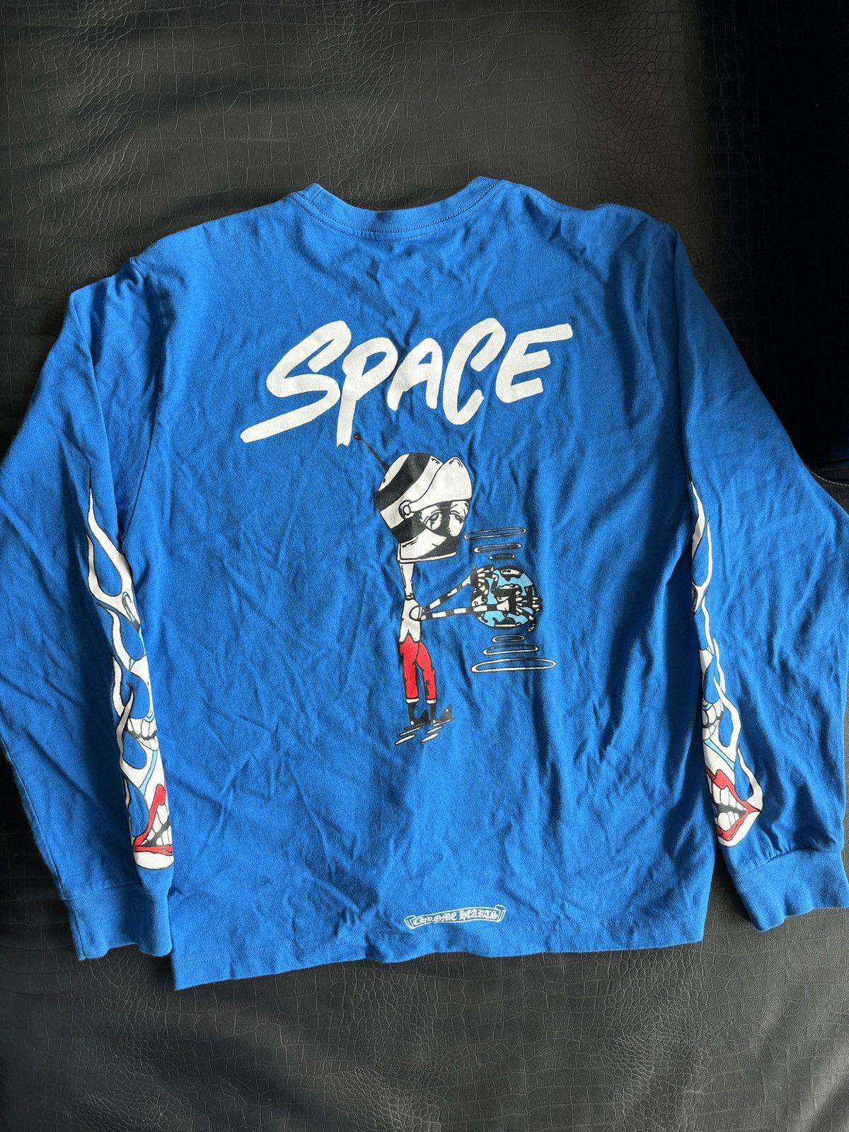 Chrome Hearts × Matty Boy Chrome hearts matty boy space long sleeve Tee ...