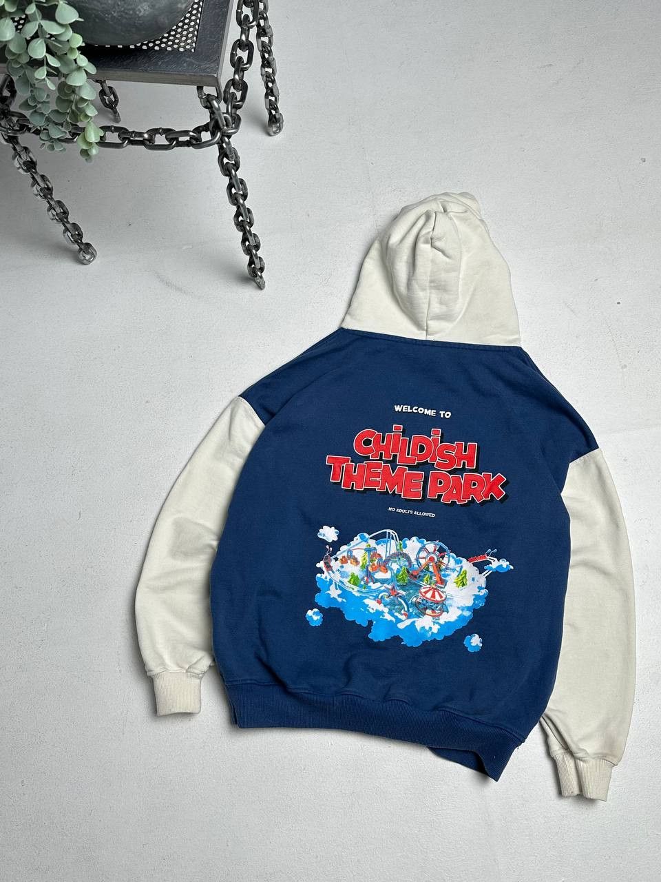 Childs Childish Hoodie Boxy Fit TGF Skate Gang Park Logo Y2K | Grailed
