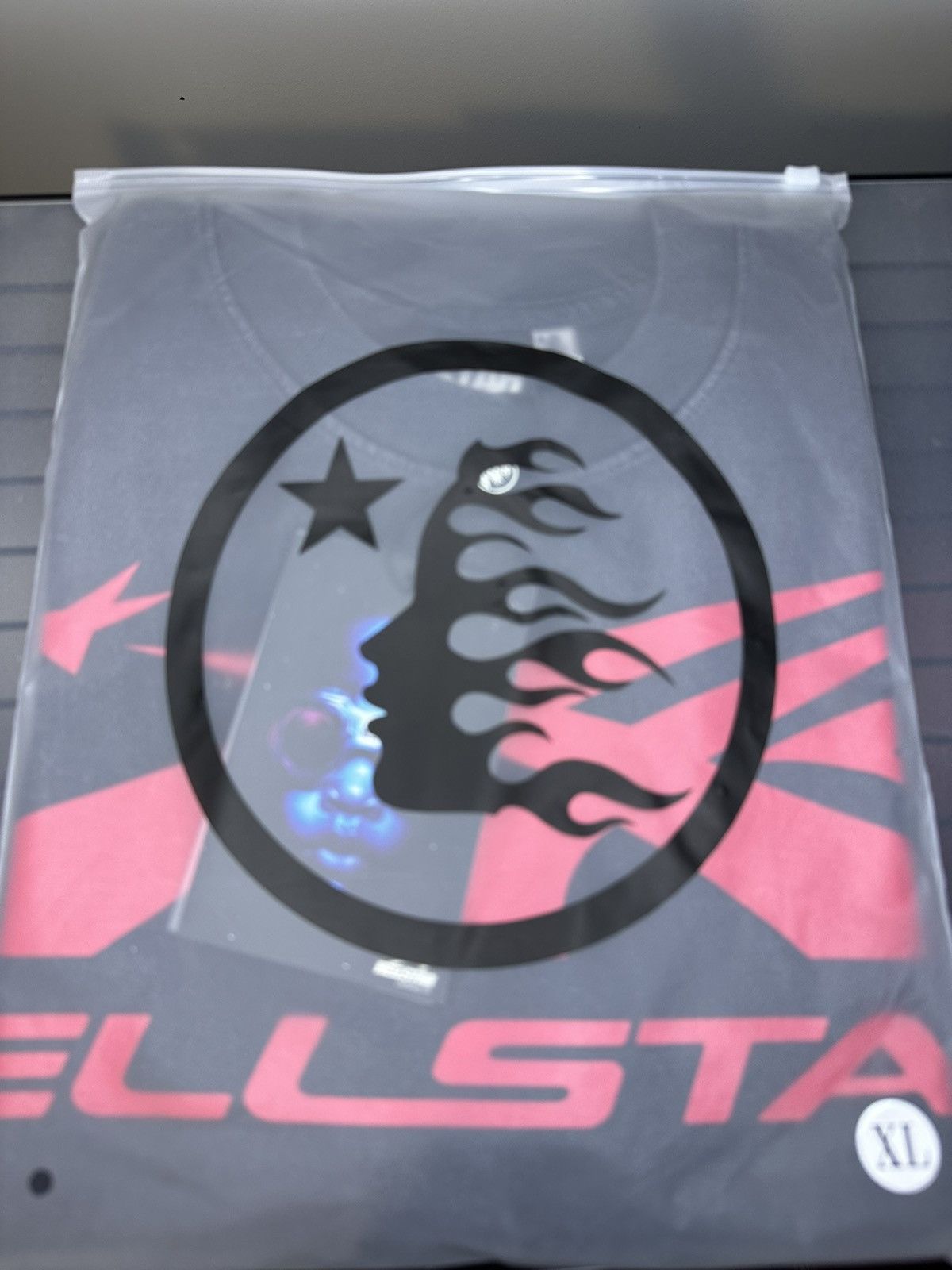 HELLSTAR Hellstar Gel Sport Logo T Shirt Black XL | Grailed