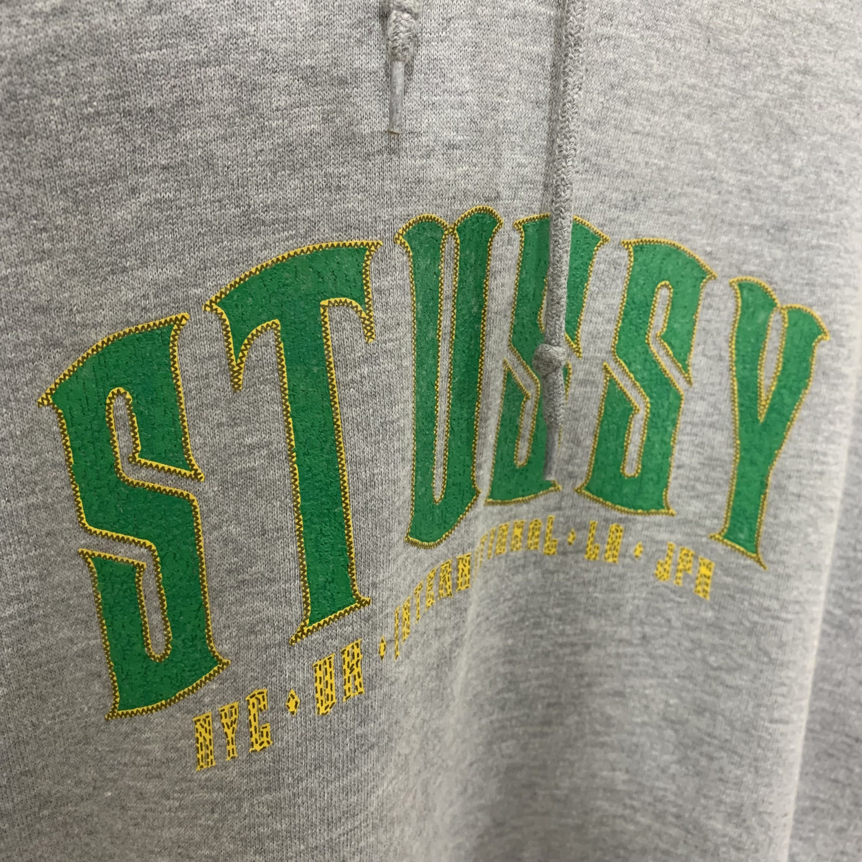 Streetwear × Stussy × Vintage Stussy Embroidered Script Logo Hoddie | Grailed