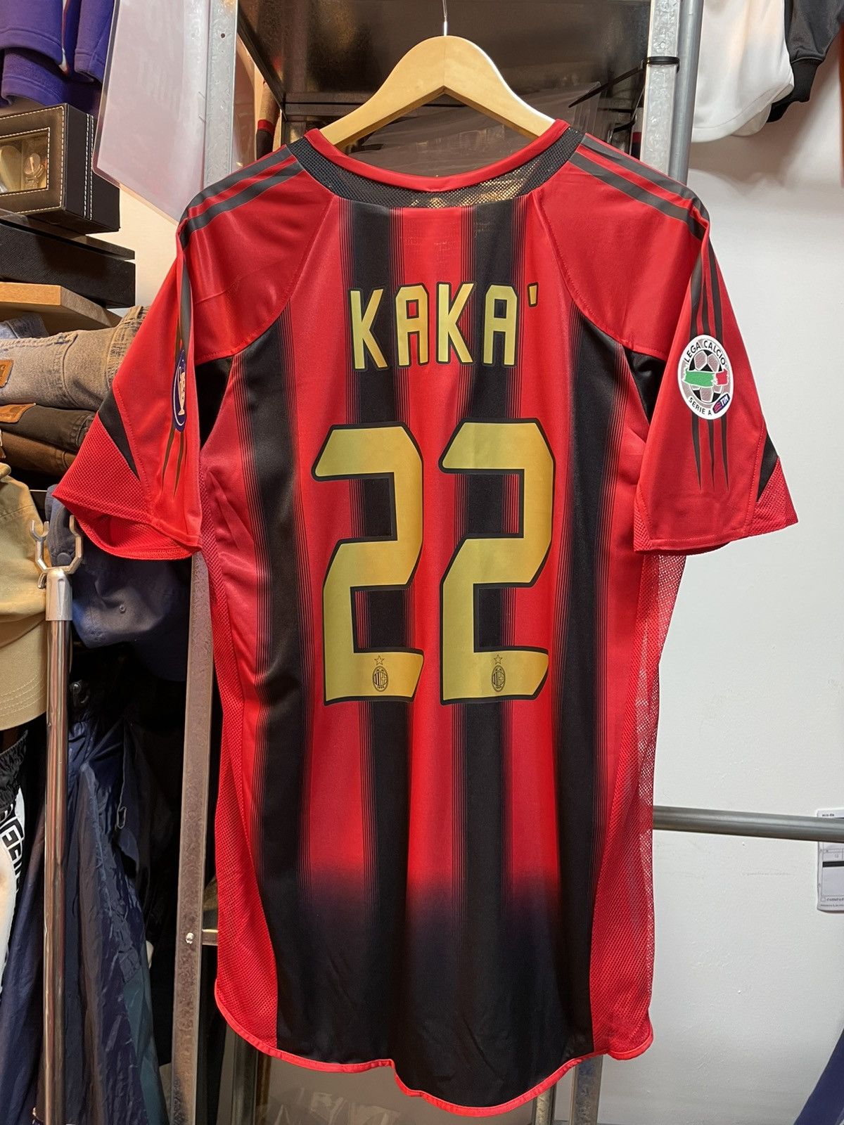 Adidas Vintage 2204-2005 AC Milan Home Kit KAKA 22 | Grailed