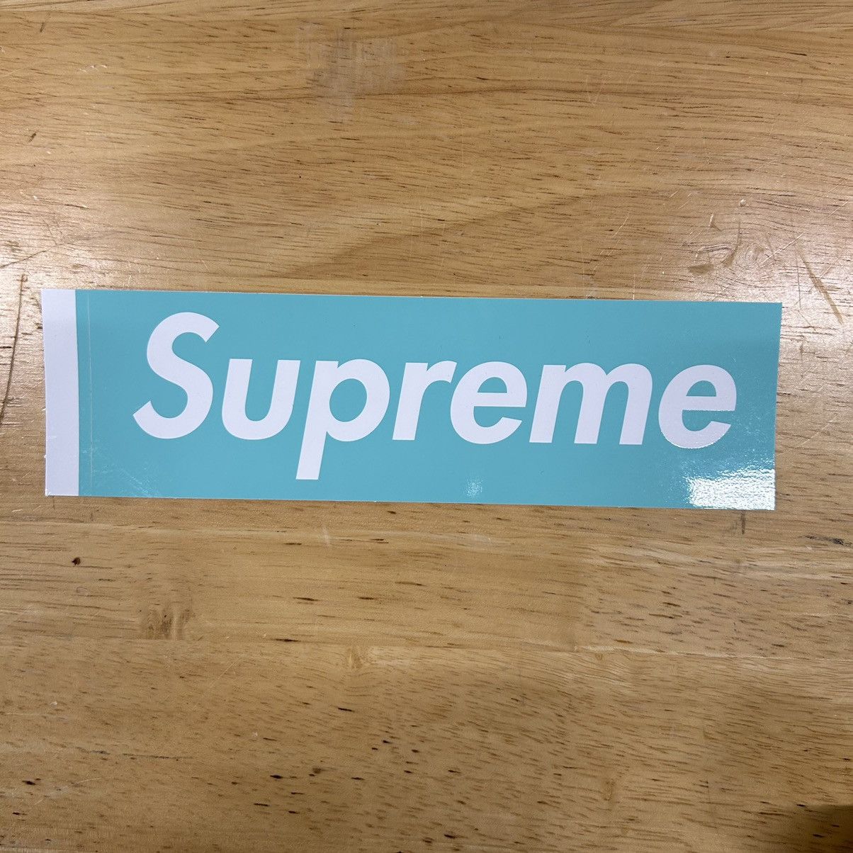 Supreme Supreme Tiffany & Co. Box Logo Sticker Decal FW21 NEW | Grailed
