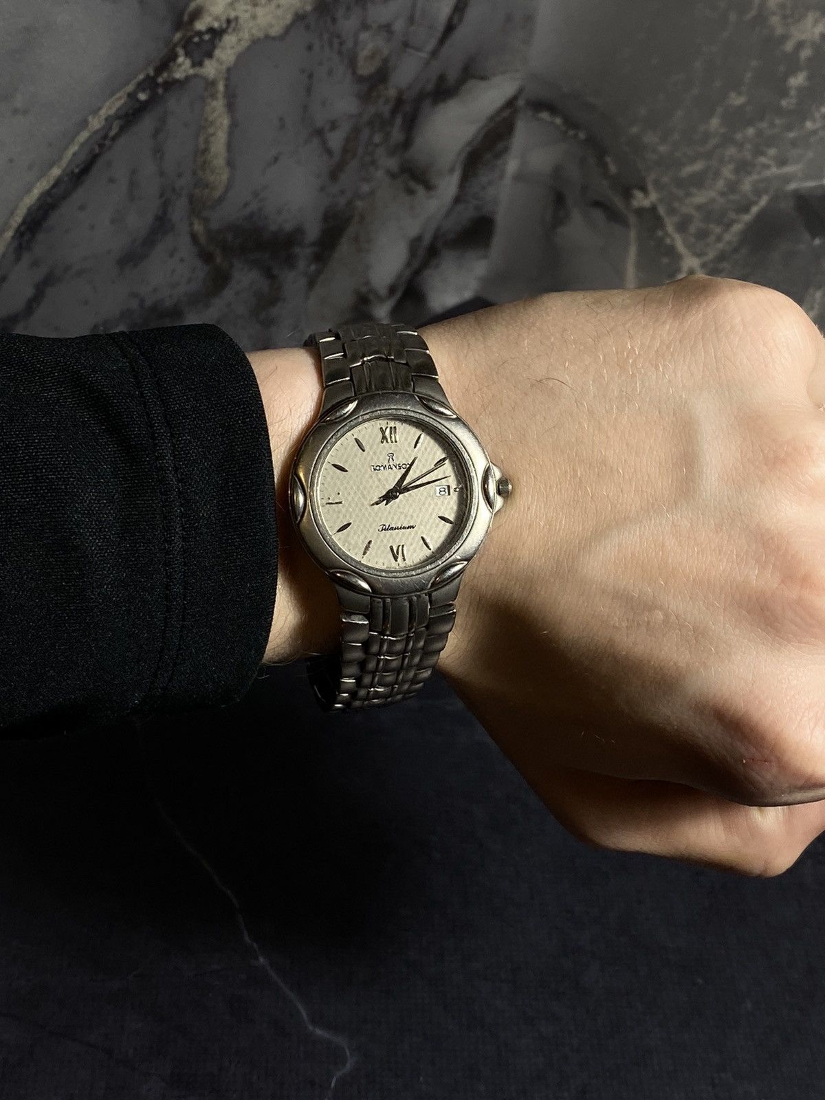 Vintage × Watch × Watches Vintage Romanson Titanium Swiss Quartz Watch ...