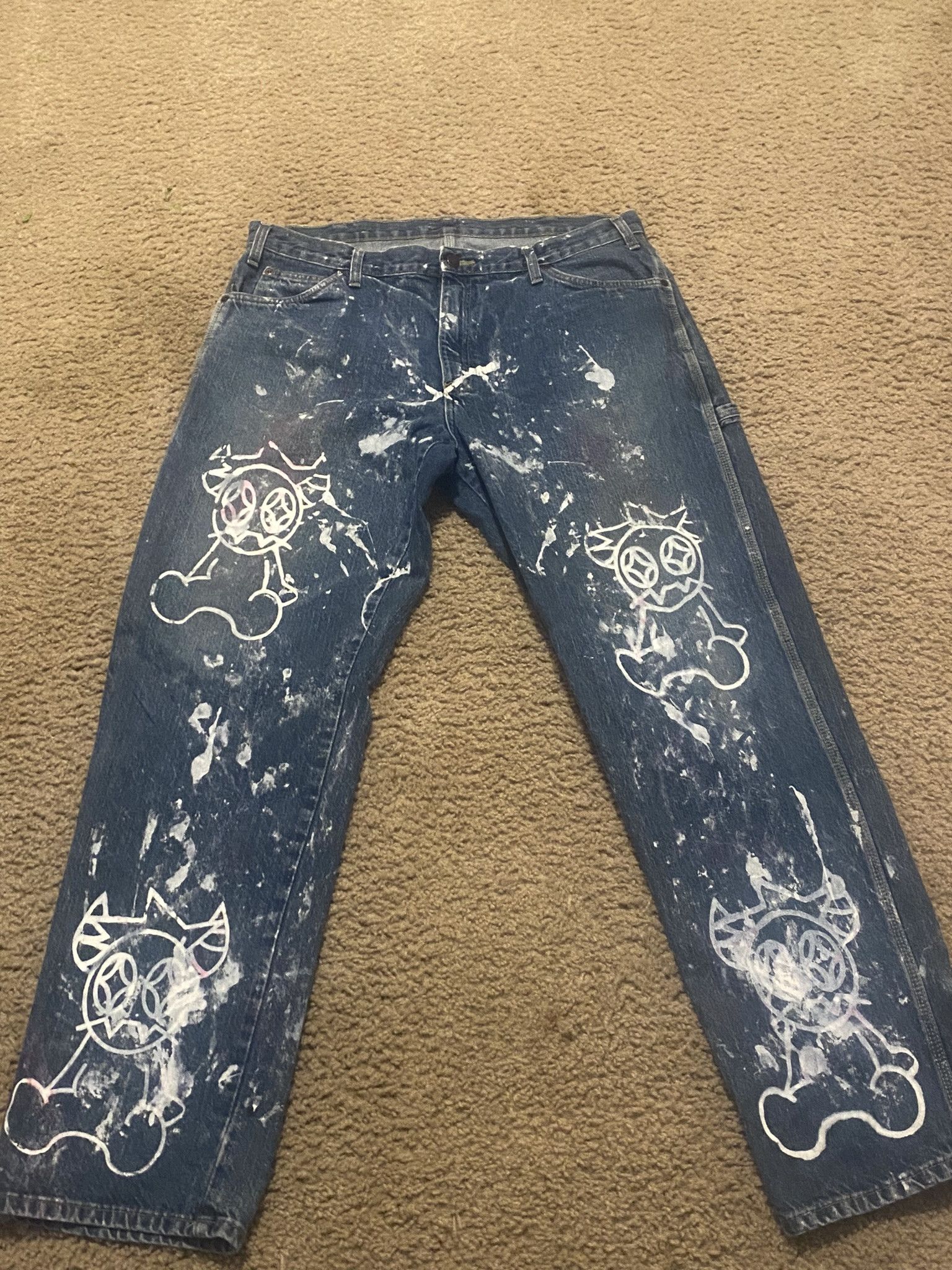 Dickies Custom Painted Dickies | Grailed