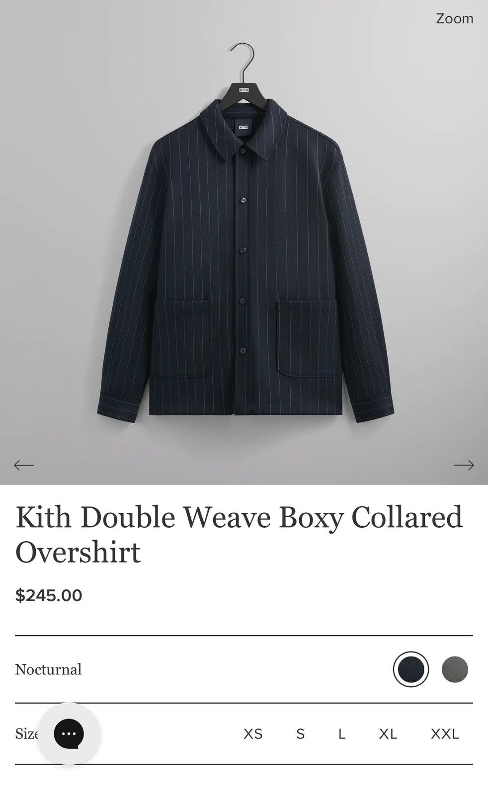 Kith Kith Double Weavy Boxy Collard Overshirt | Grailed
