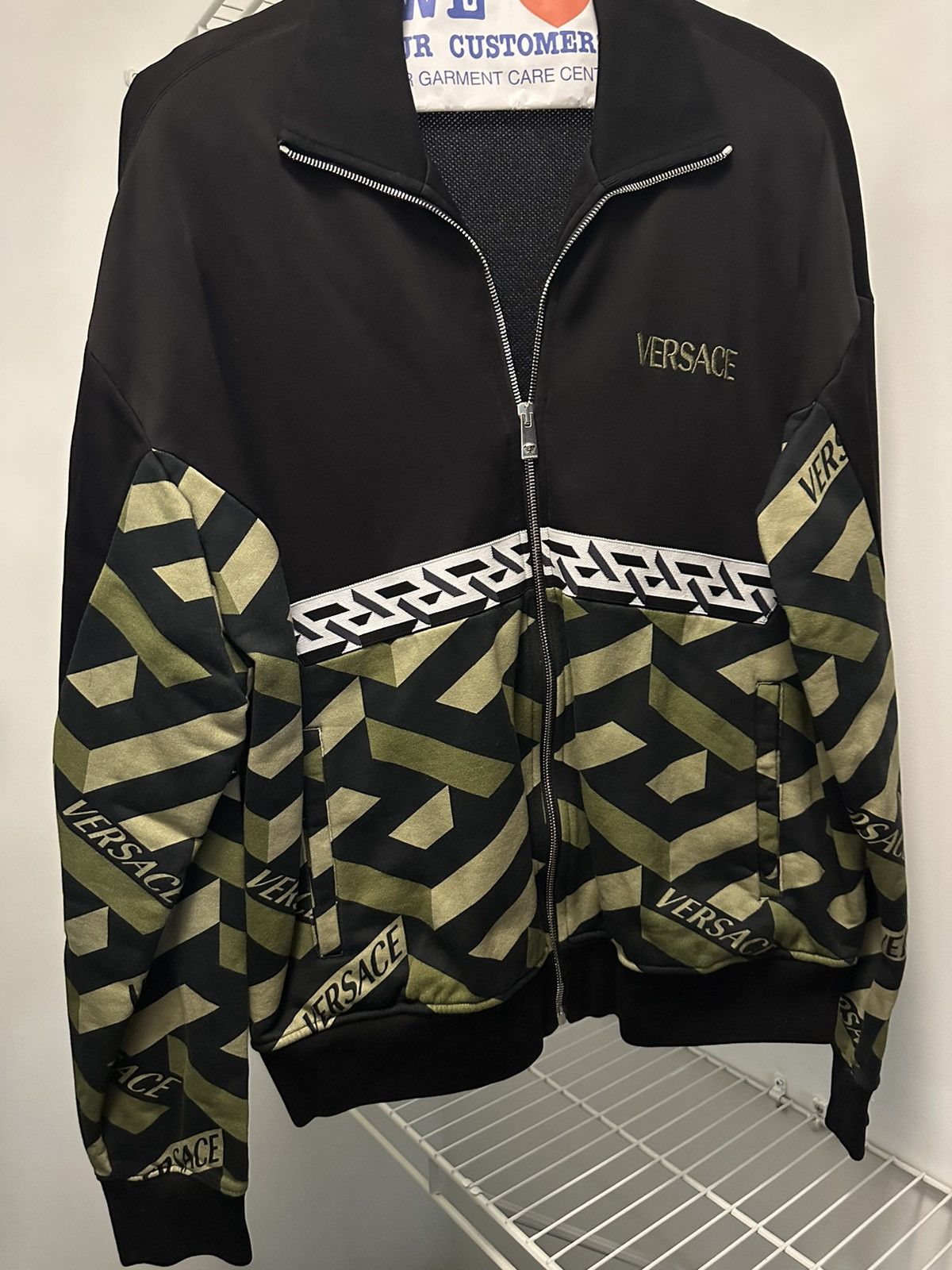 Versace Versace Black & Camo Track jacket | Grailed