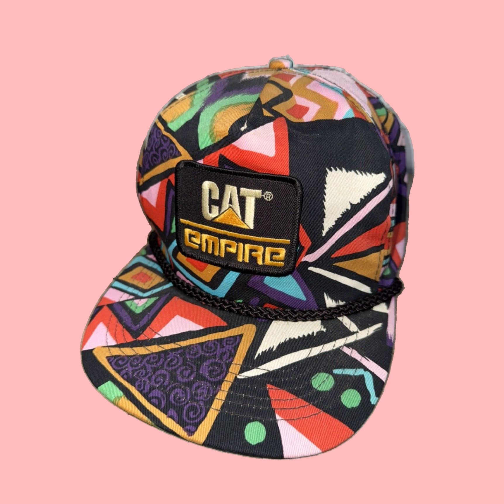 Vintage Vintage 1990s Multi Color Trucker Snapback Hat from the Iconic ...