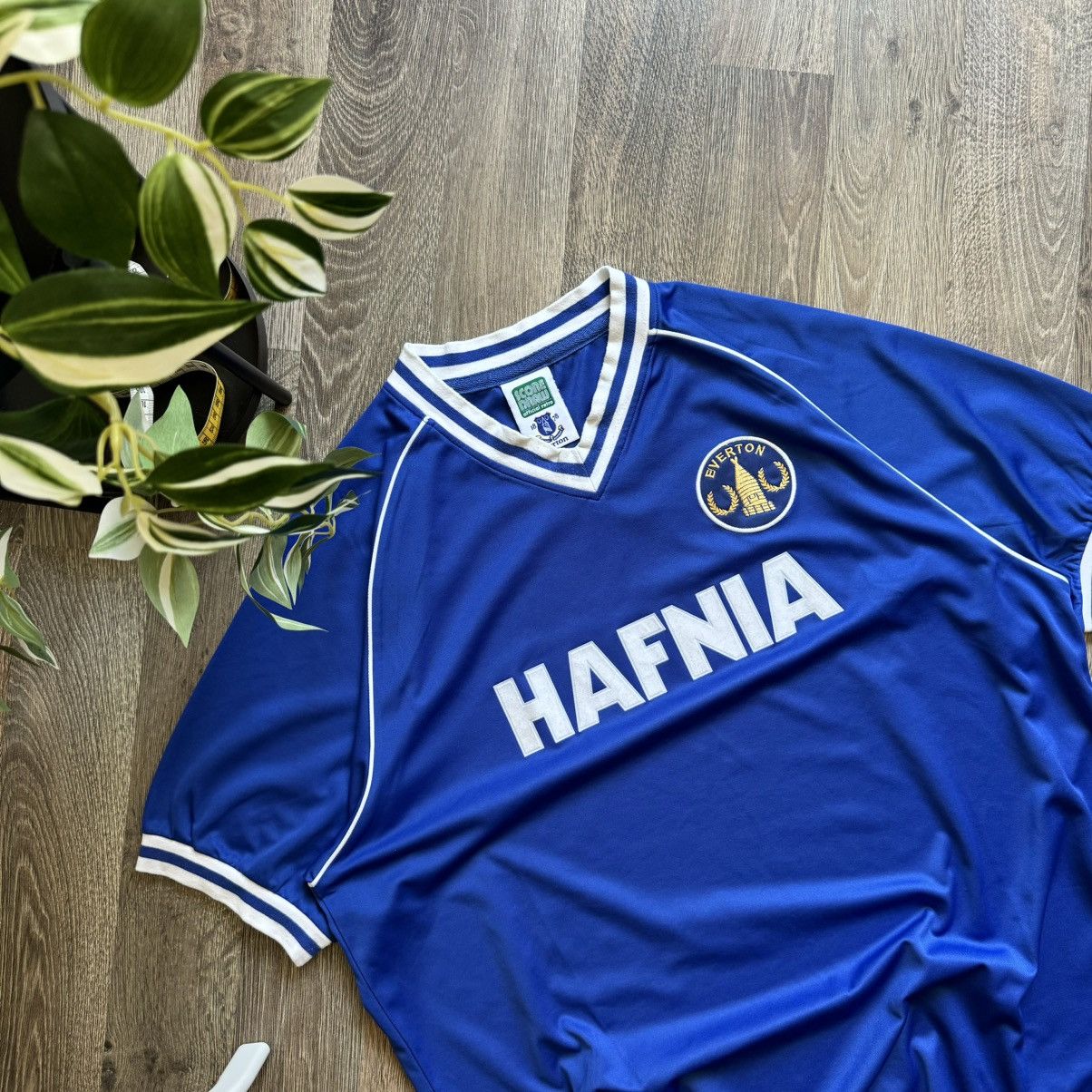 Vintage Score Draw Everton Home Soccer Jersey | Grailed