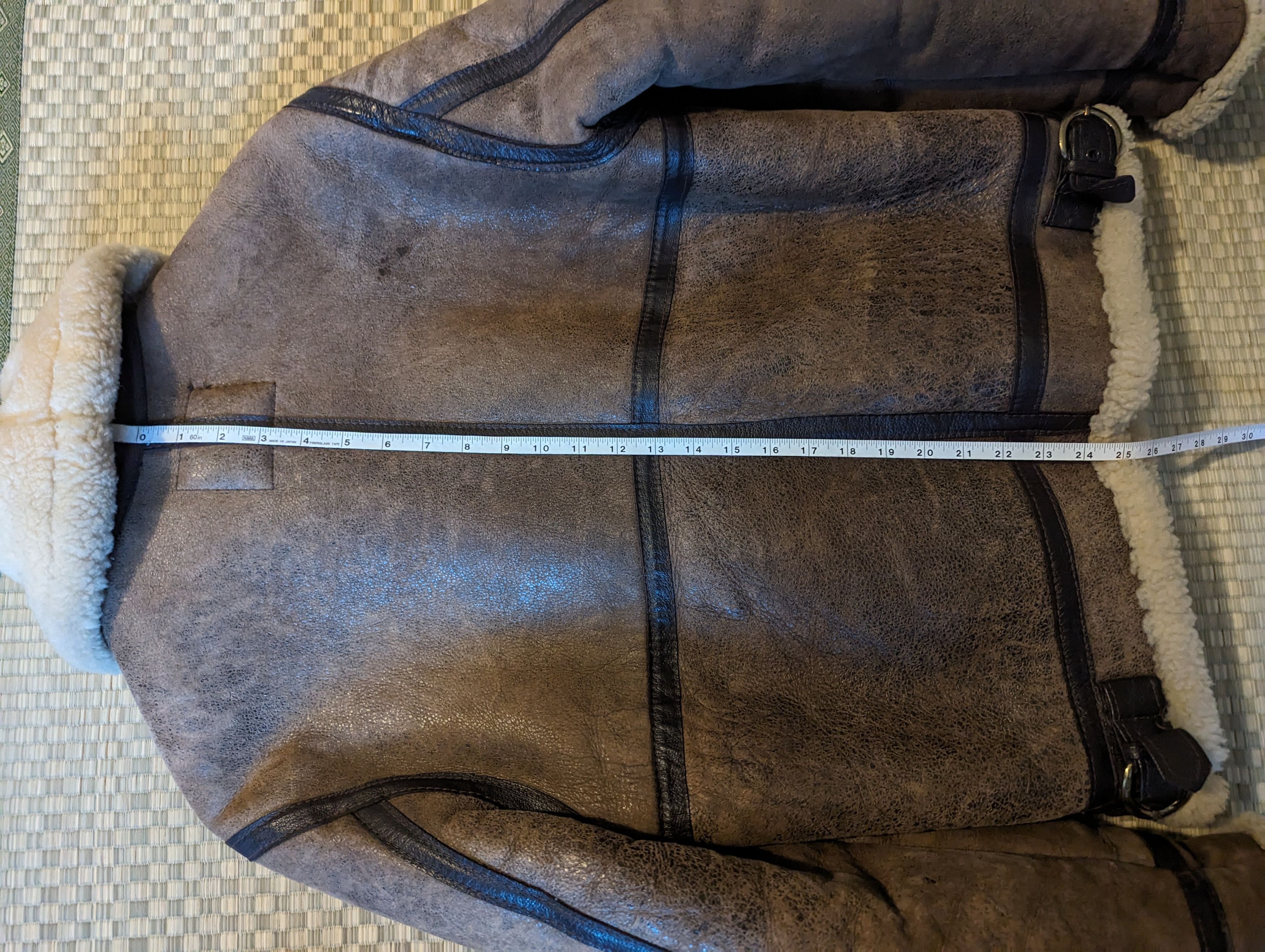 Schott Schott Type B-3 Flight Mouton Leather Jacket Shearling Lined ...