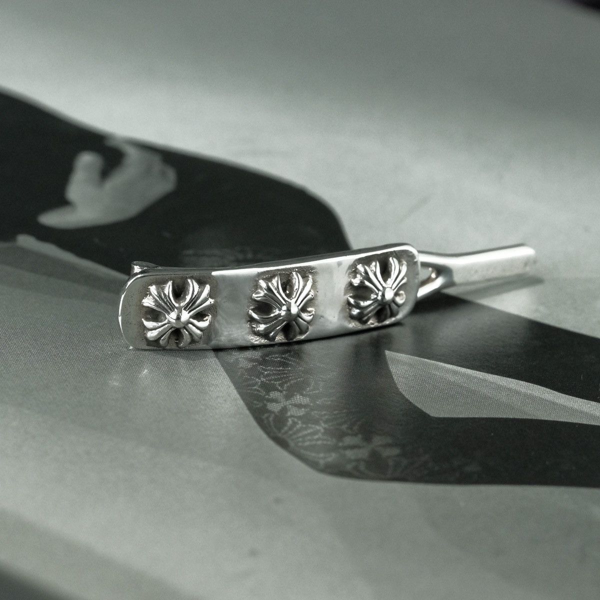 Chrome Hearts CHROME HEARTS HAIR CLIP TRIPLE PLUS | Grailed