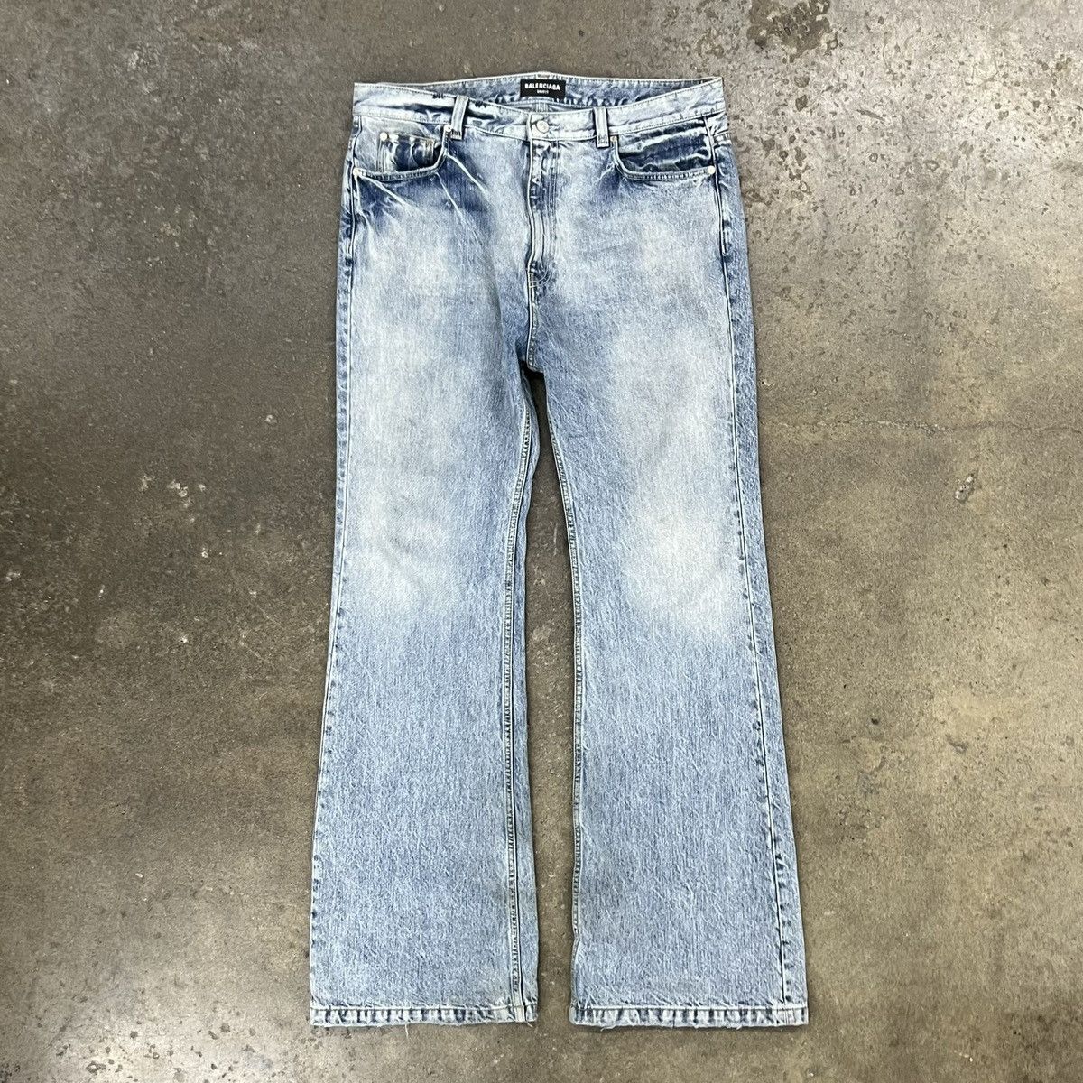 Balenciaga LOST TAPES FLARED JEANS | Grailed