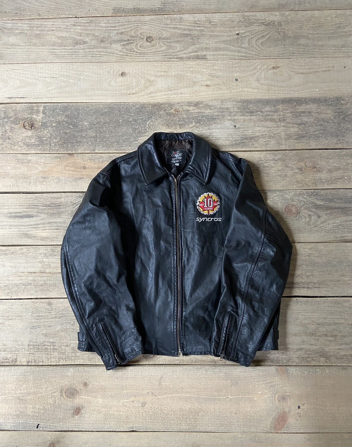 Genuine Leather × Leather Jacket × Vintage Vintage Leather Bad&Goods by ...