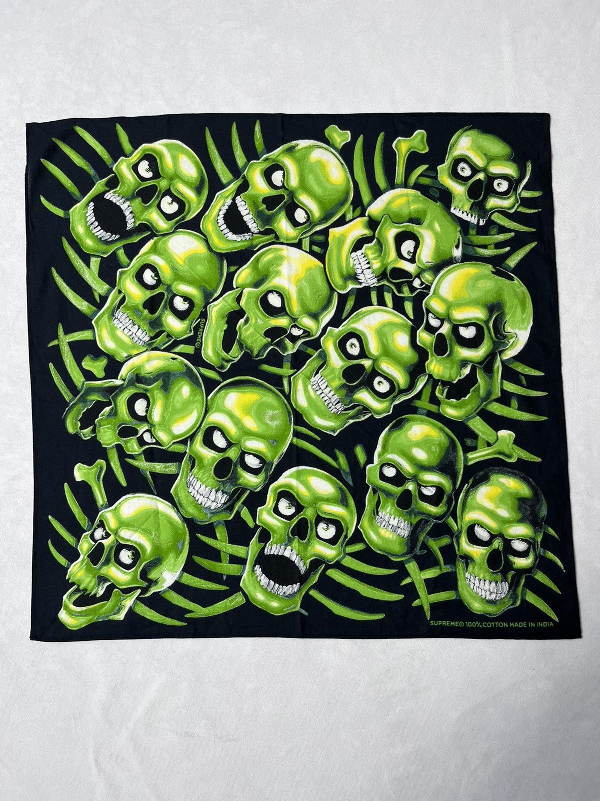 Supreme SS18 Supreme Skull Pile Bandana | Grailed