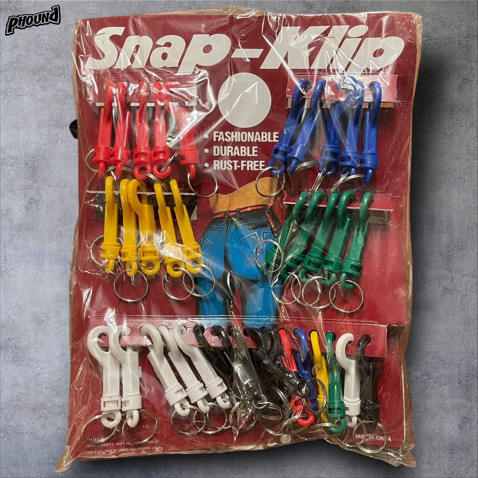 Rare Snap Klip Key Ring Store Display 36 Klips Vtg 1970s New 3 | Grailed