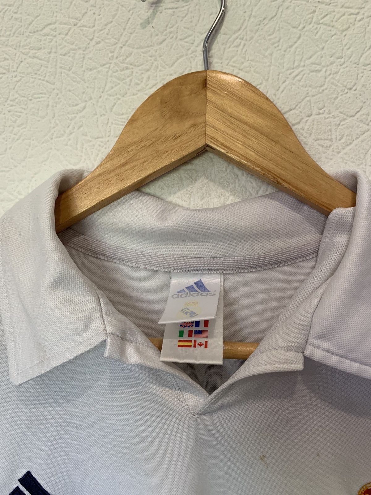 Adidas BECKHAM Adidas Real Madrid 2002/2003 Home Kit Soccer Jersey ...