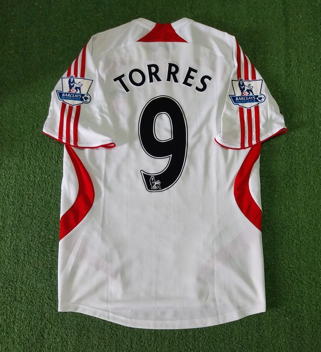 Adidas Liverpool away 2007/2008 fernando torres jersey football | Grailed