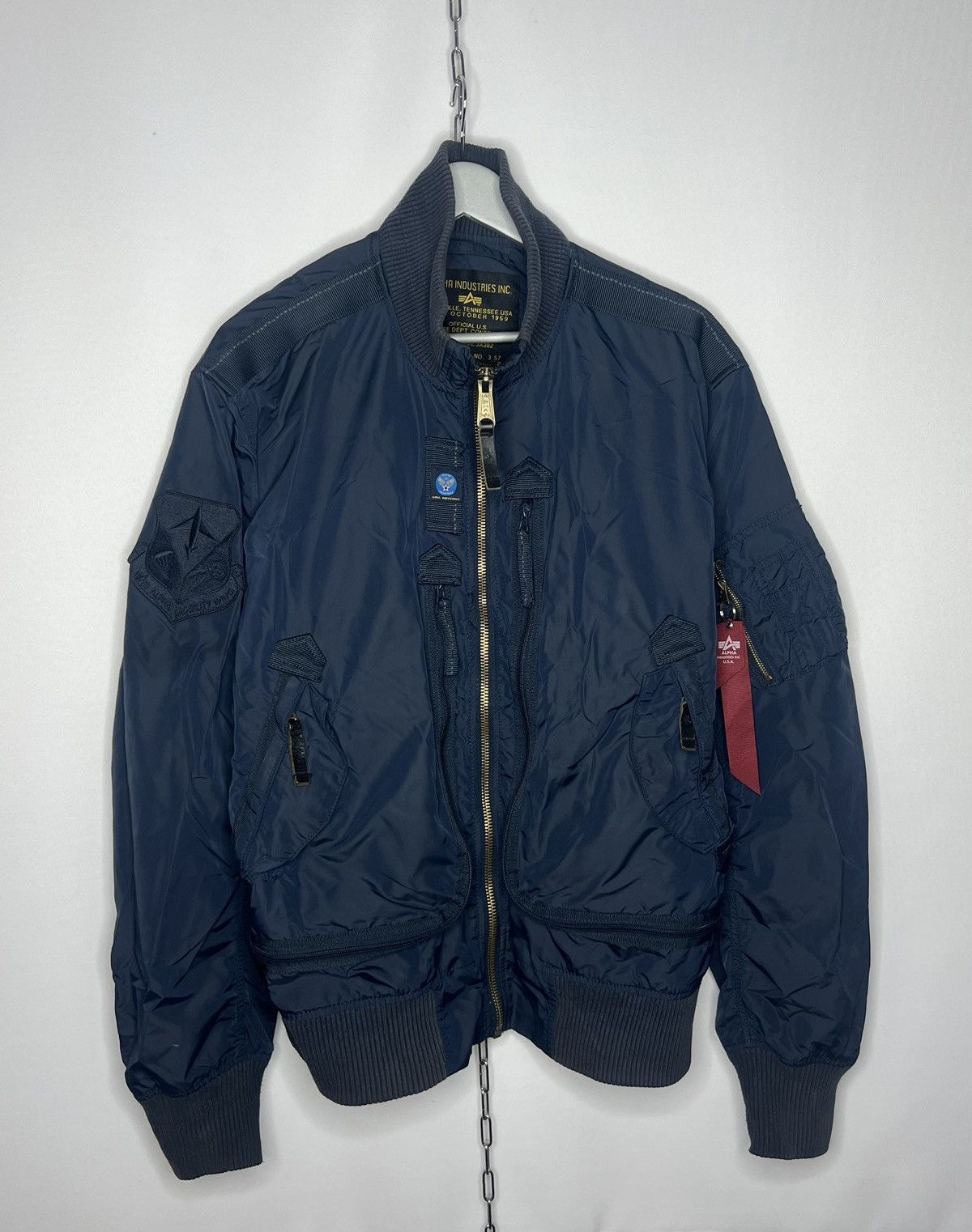 Alpha Industries × Streetwear × Vintage ️ Vintage Alpha Industries MA-1 Flyer Bomber Jacket ️ ...