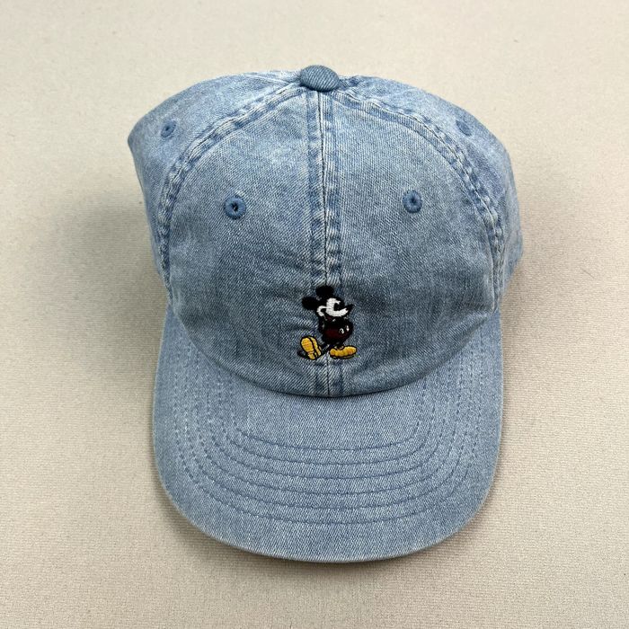 Levi's Levis Disney Hat Blue Denim Mickey Mouse Cartoon Red Tab | Grailed