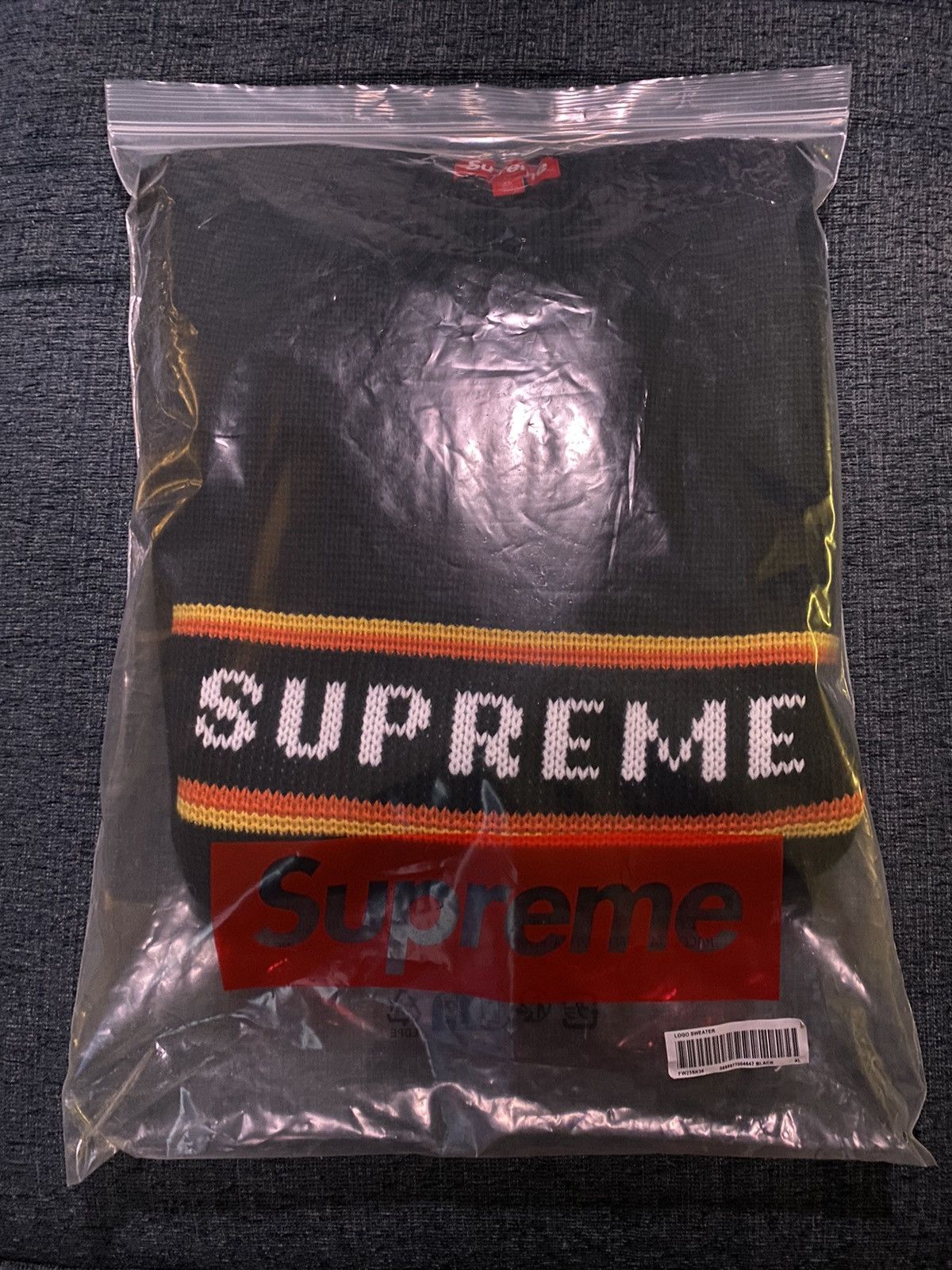 Supreme Supreme Chest Stripe Sweater (FW23) | Grailed Supreme Supreme Chest Stripe Sweater (FW23) | Grailed