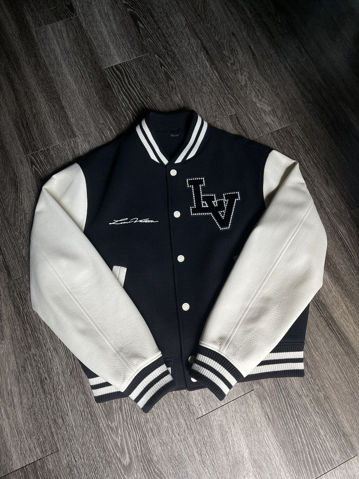Louis Vuitton Louis Vuitton Varsity Jacket Signature Varsity Blouson ...