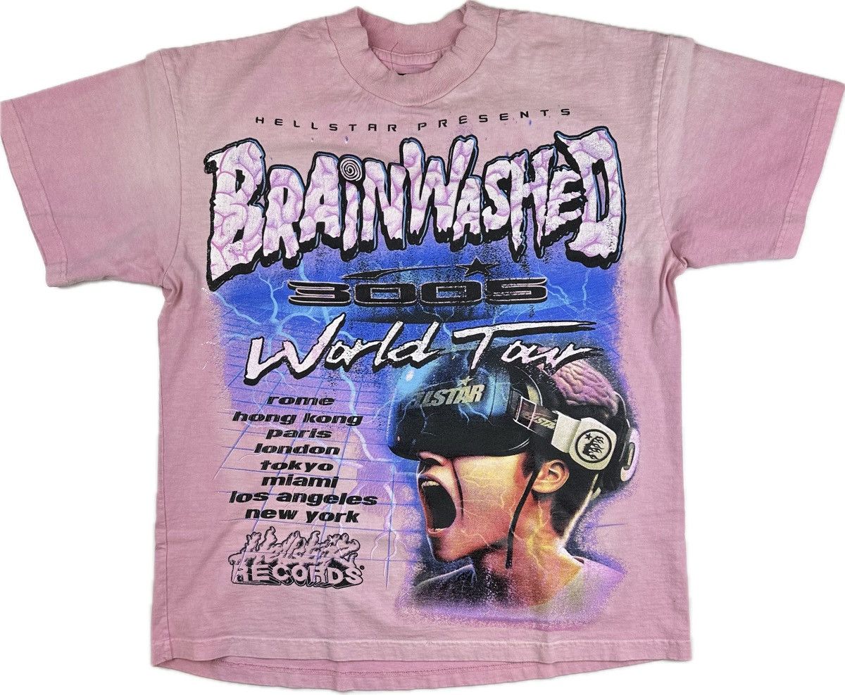 HELLSTAR Hellstar Sample Brainwashed T-shirt | Grailed
