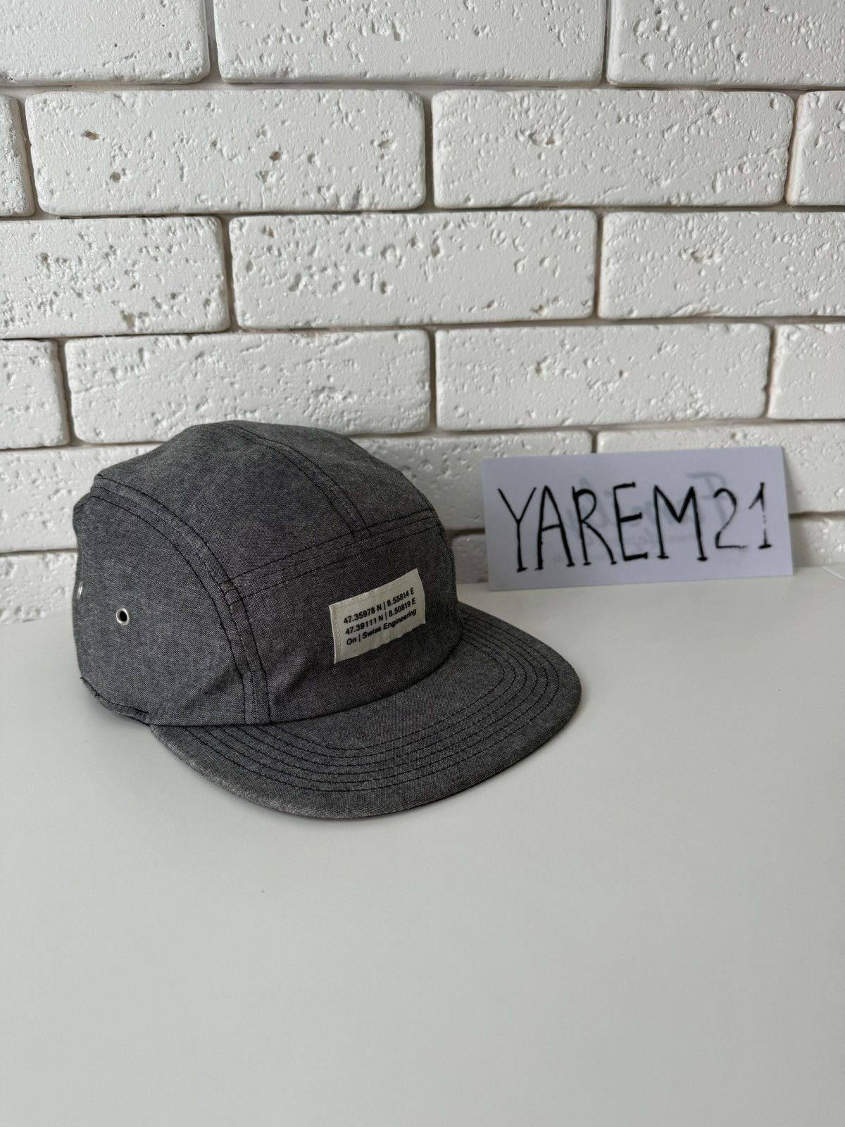 ON × Streetwear On Cloud 5 panel cap hat | Grailed