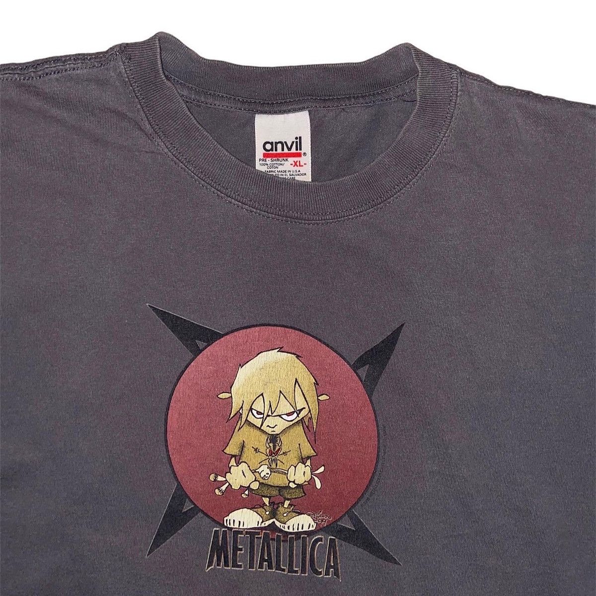 Band Tees × Metallica × Vintage Vintage 1999 Rare Metallica Rabbit Kid ...
