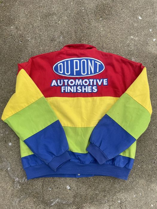 Chase Authentics Vintage Jeff Gordon DuPont Rainbow Racing Jacket | Grailed
