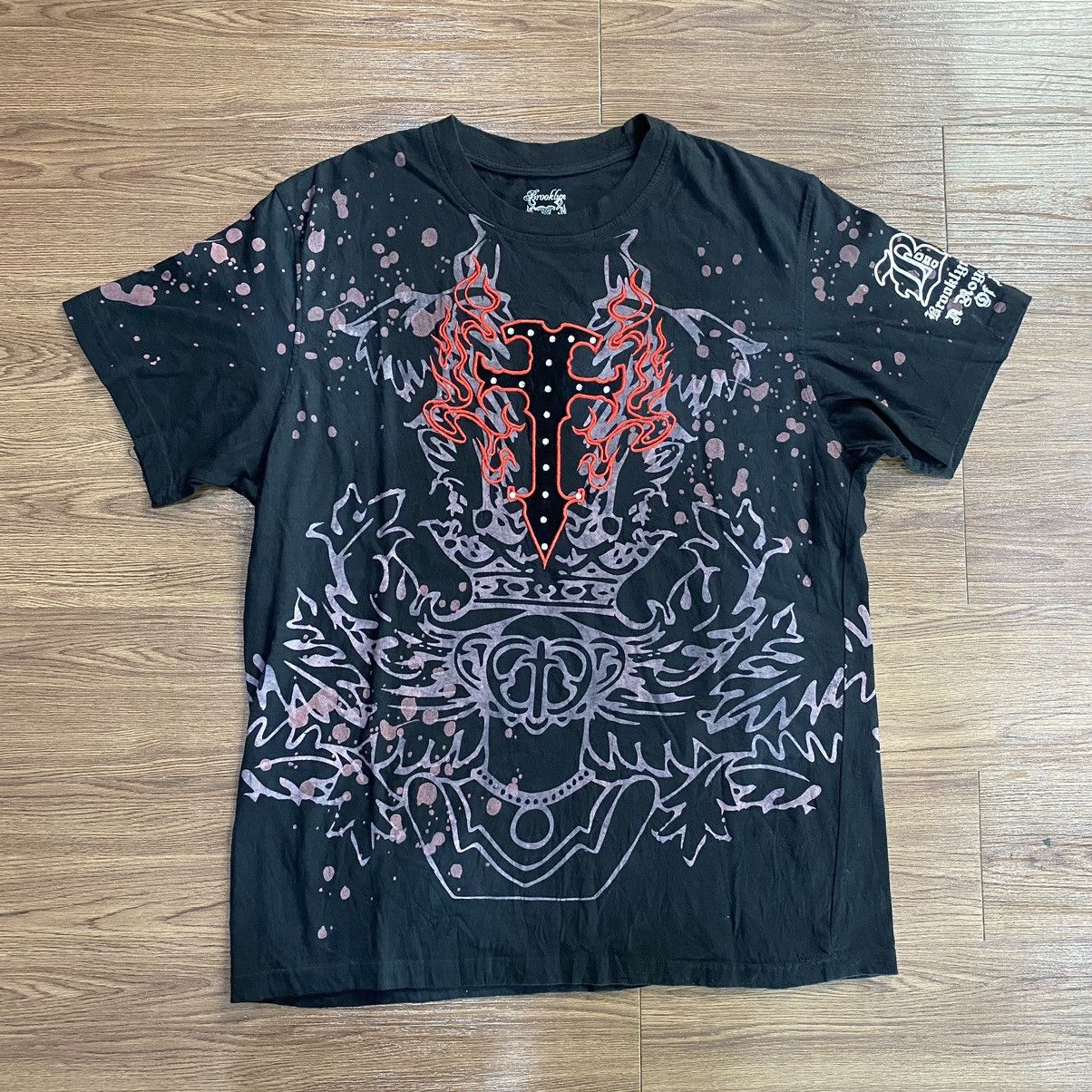 Brooklyn Clothing × Streetwear Brooklyn Express Cross T-shirt Chrome ...