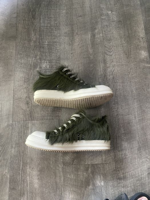 Rick Owens Rick owens grinch pony hair ramone | Grailed