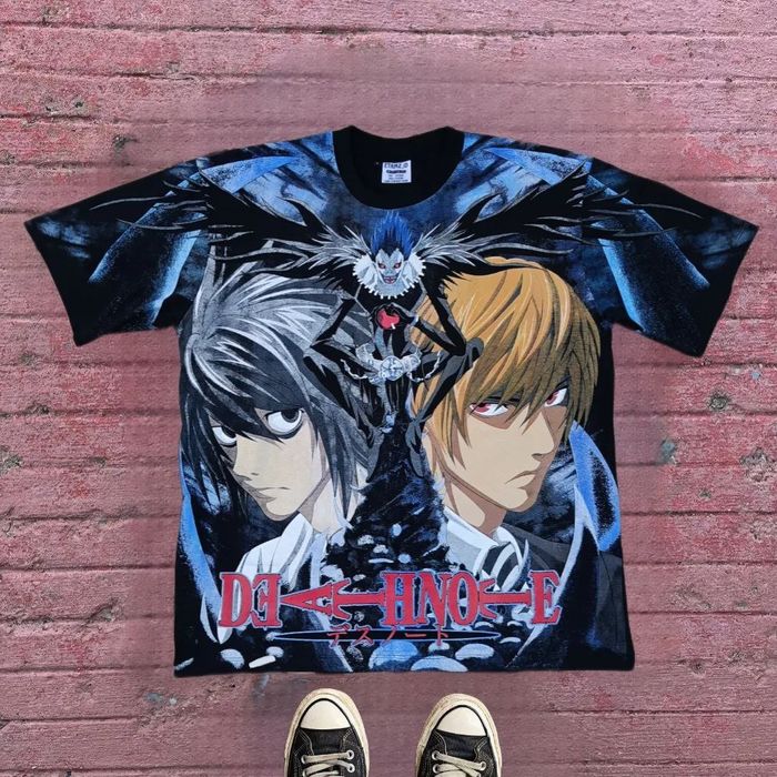 Vintage Death Note Anime Movie Y2K Bootleg tee | Grailed