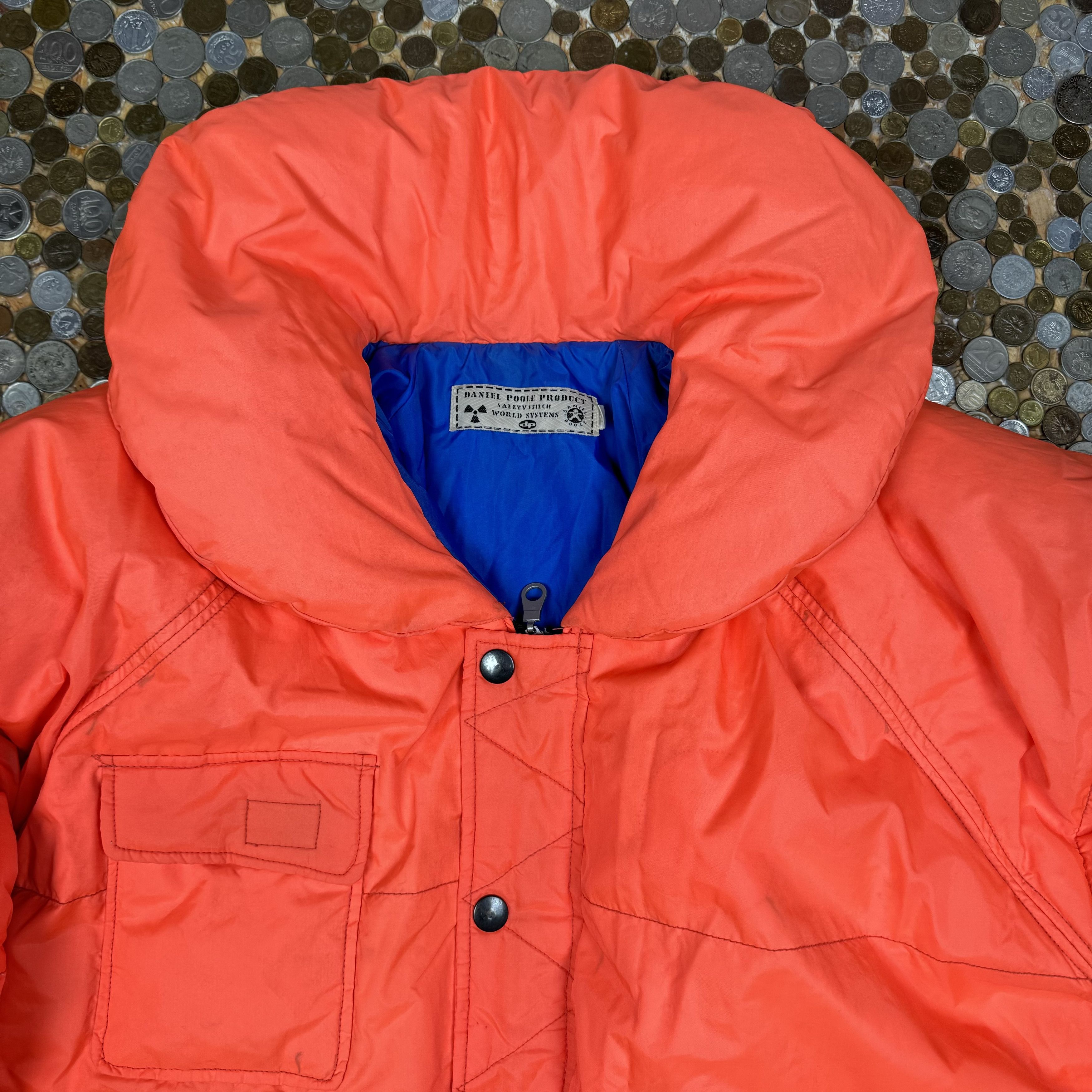 Vintage Daniel Poole puffer jacket custom w/o patches ultra rare 90s ...