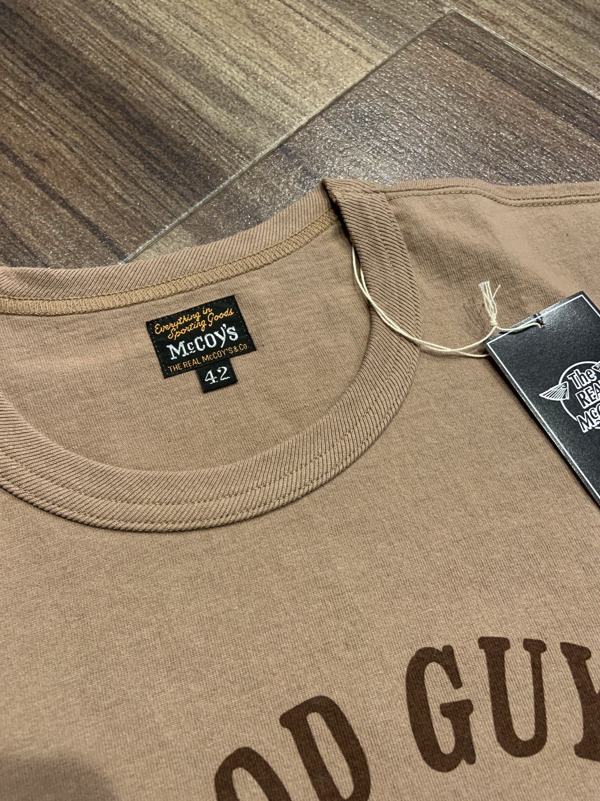 The Real McCoy's MILITARY TEE / GOOD GUYS WEAR MCCOY’S - CHESTNUT | Grailed
