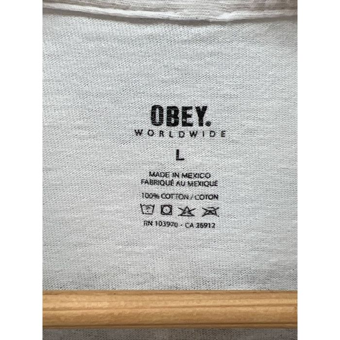 Obey Obey Shepard Fairey Andre Giant Tab Tongue Scream T-Shirt | Grailed