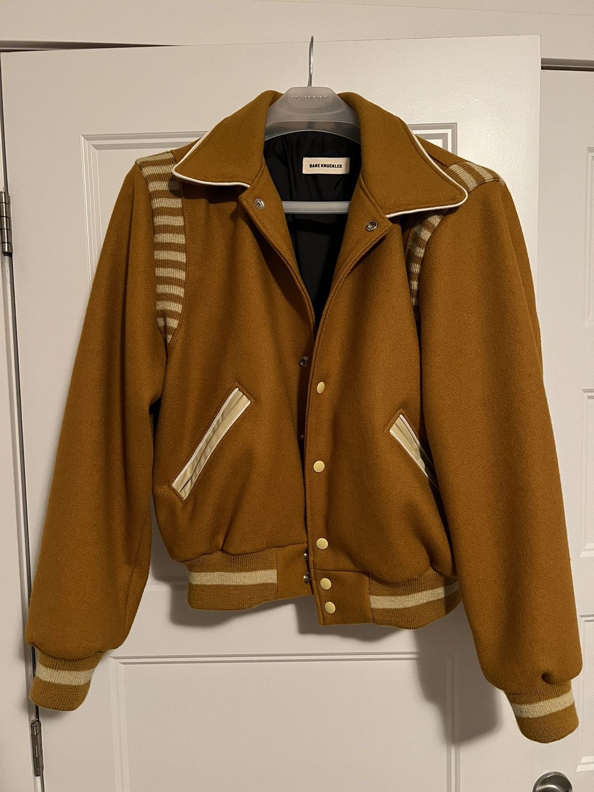 Bare Knuckles Bare Knuckles True Gold Varsity Jacket | Grailed