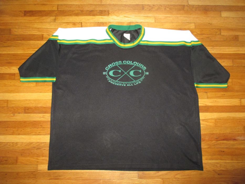 Cross Colours Rare Vintage 1990s Cross Colours Hip Hop Shirt | Grailed