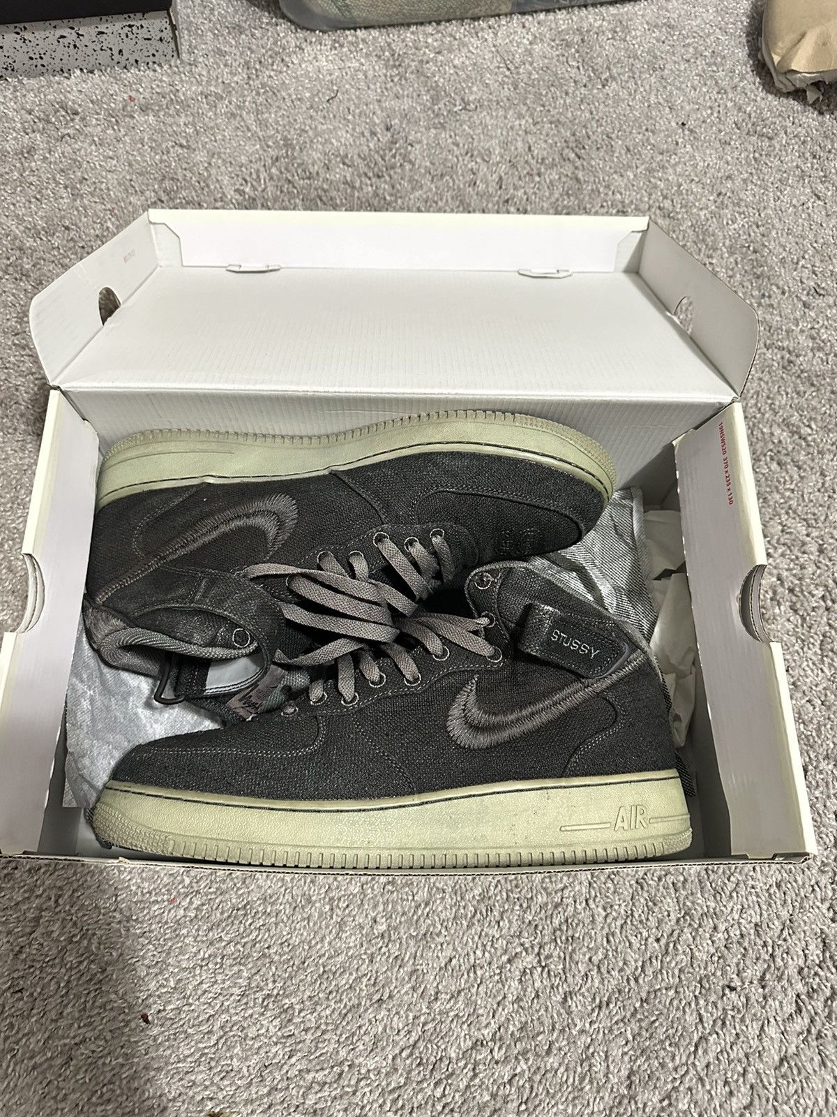 Nike Stussy Air Force 1’s | Grailed