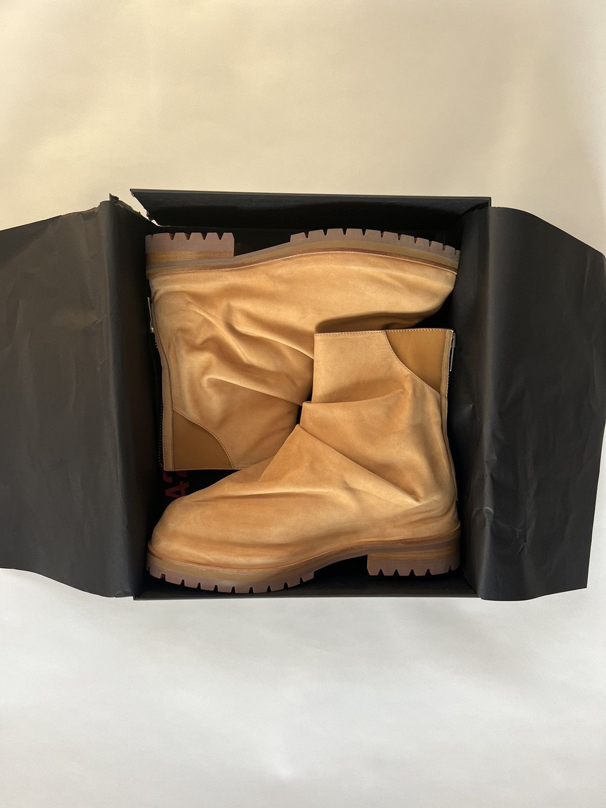 424 424 Suede Marathon Boots | Grailed