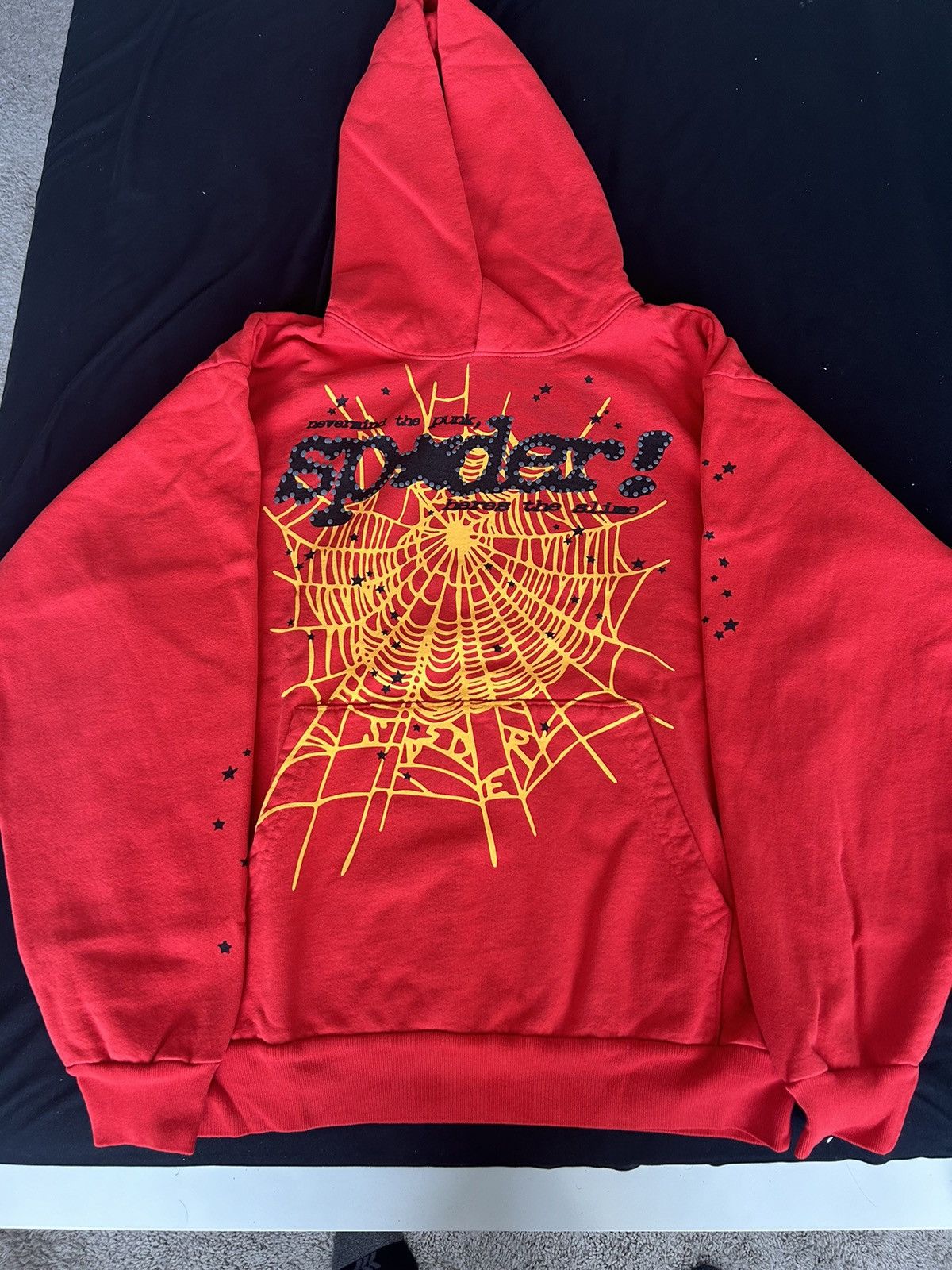 Spider Worldwide Spider worldwide Sp5der OG P*NK Red Hoodie Brand New ...
